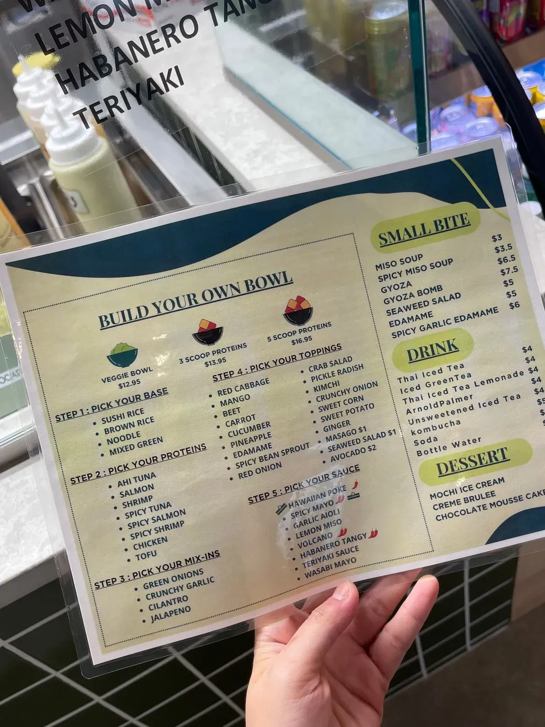 MAMMOTH POKE & RAMEN Menu - Updated October 2025