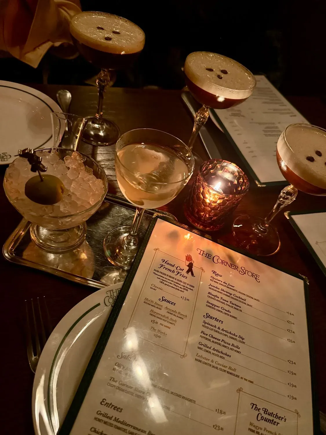 The Corner Store Menu - Updated October 2025