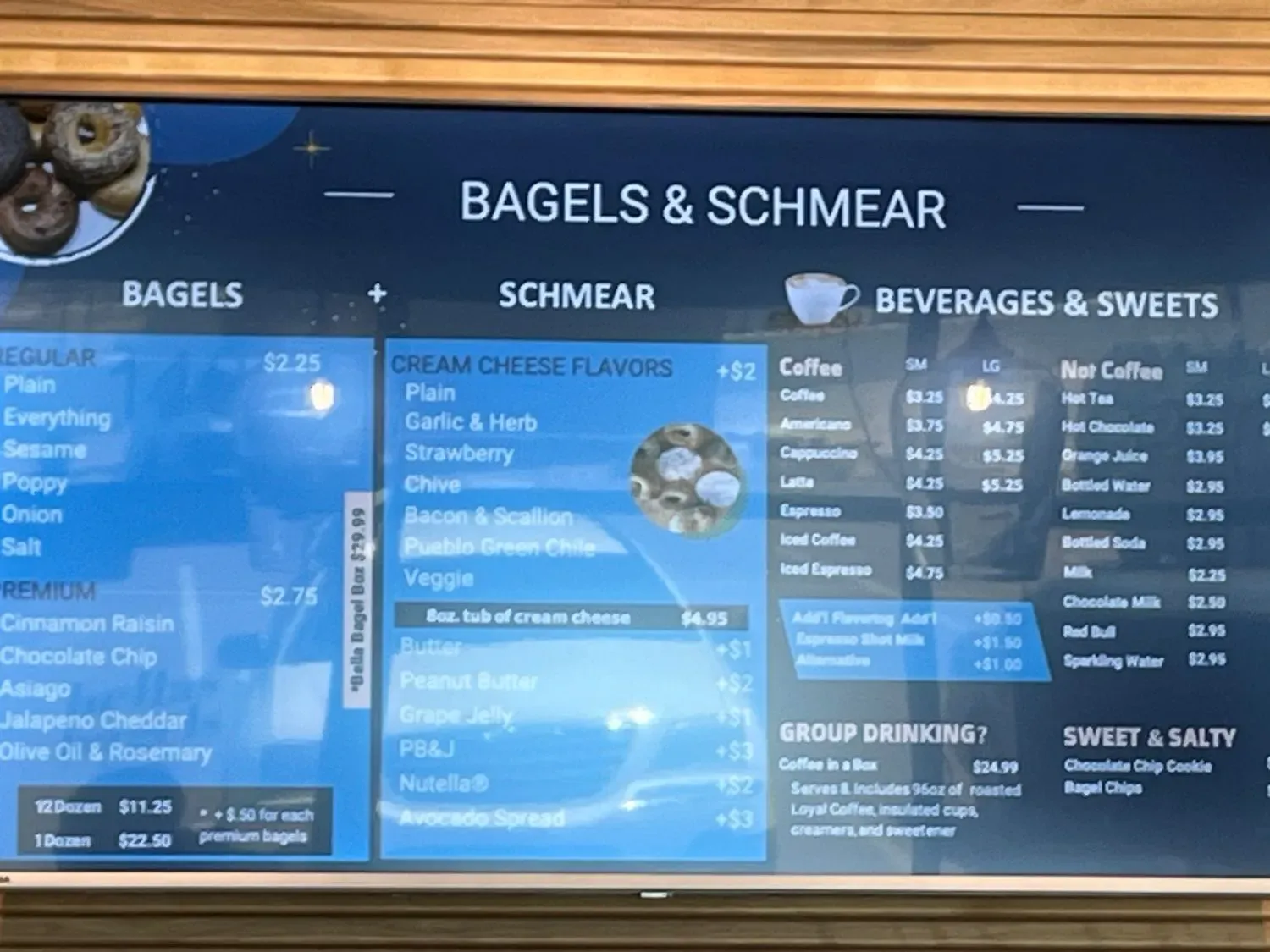 Bella's Bagels - Colorado Springs, Colorado Menu - Updated November 2025