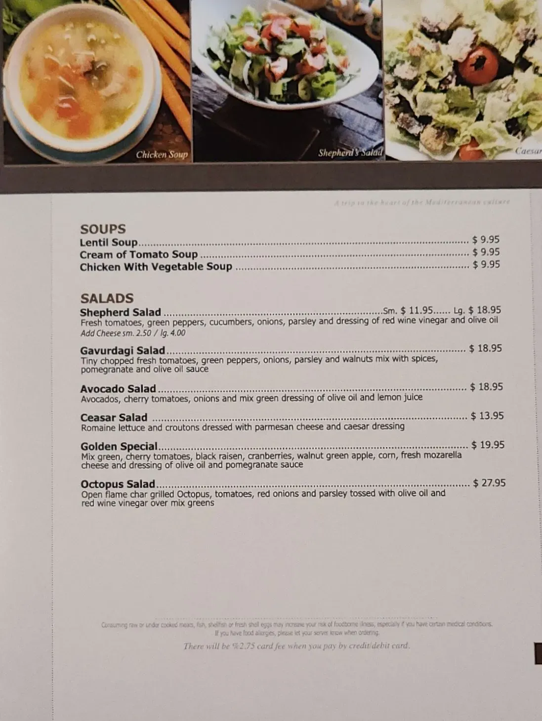 Golden Horn Restaurant Menu - Updated November 2025