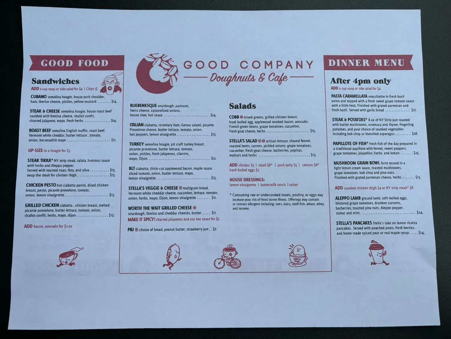 Good Company Doughnuts & Cafe - Southwest Menu - Updated November 2025