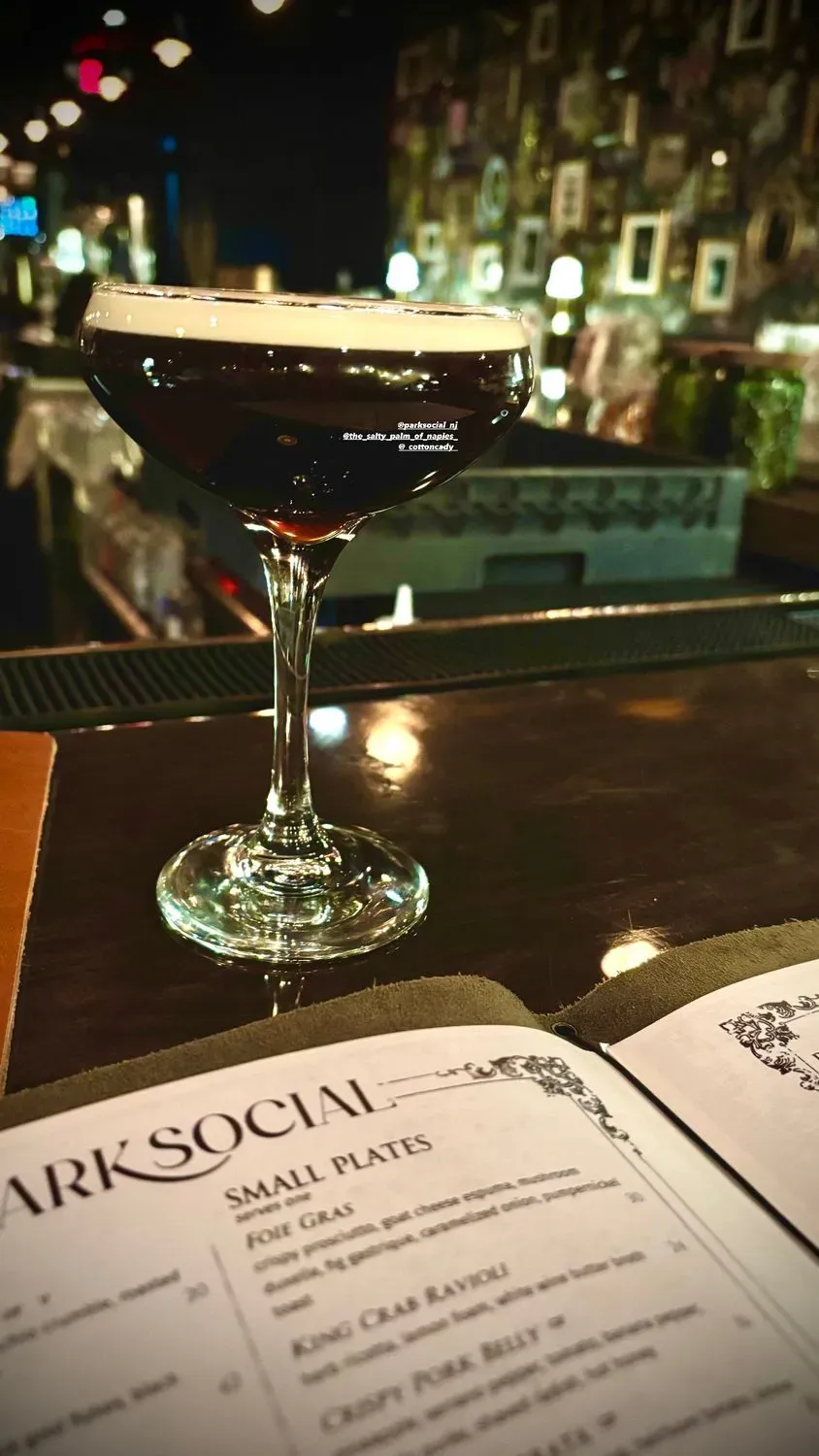 Park Social Restaurant & Lounge Menu - Updated November 2025