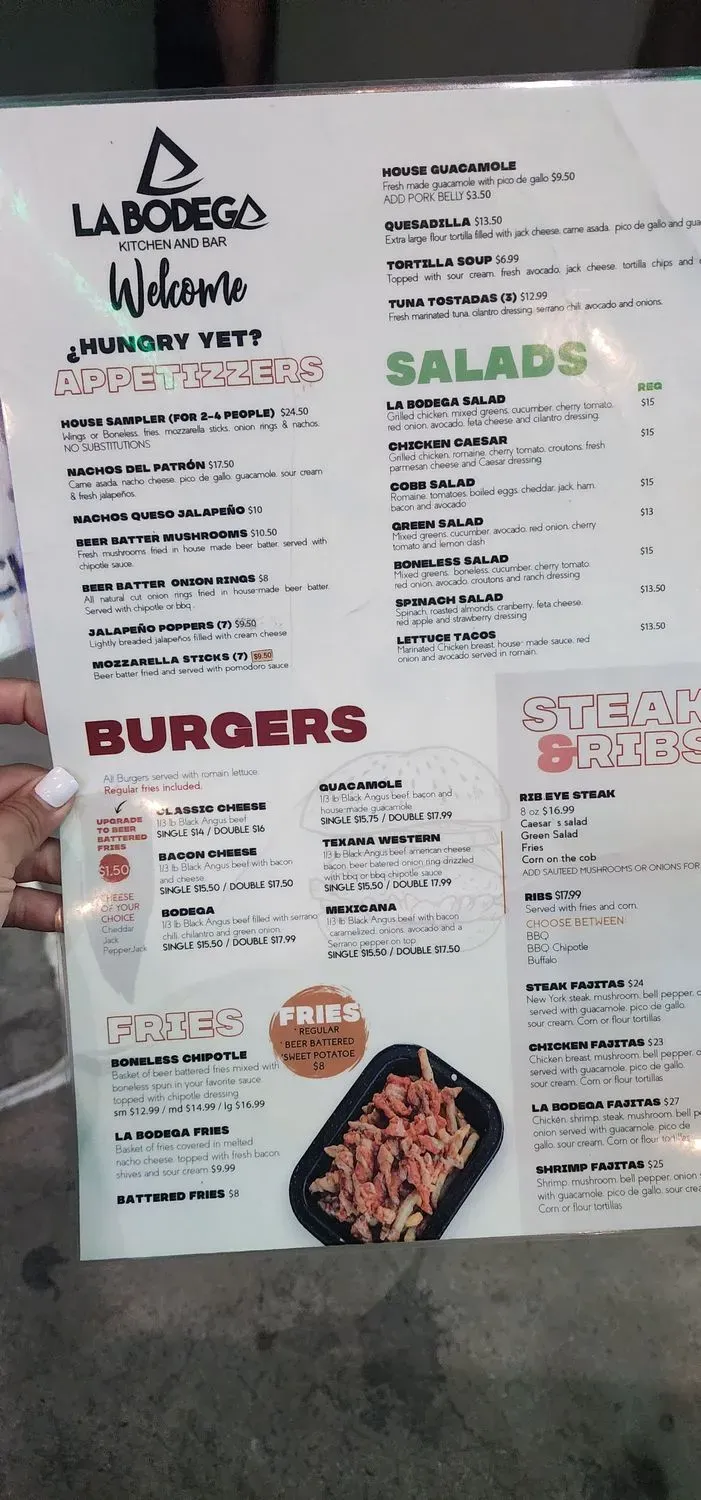 La Bodega Kitchen & Bar Menu | Yuma, AZ | Checkle