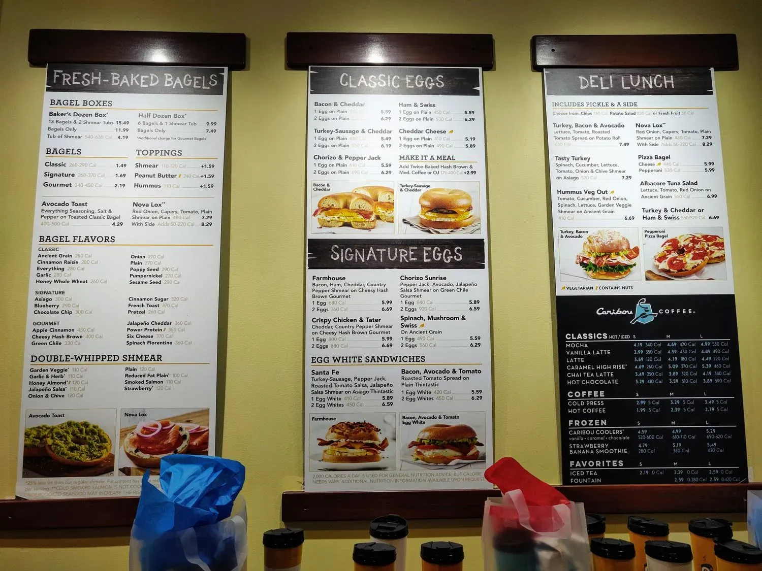 Einstein Bros. Bagels Menu | Seattle, WA | Checkle