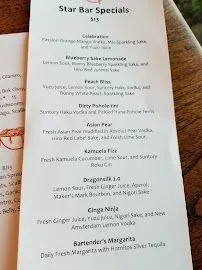 Star Noodle Menu - Updated November 2025