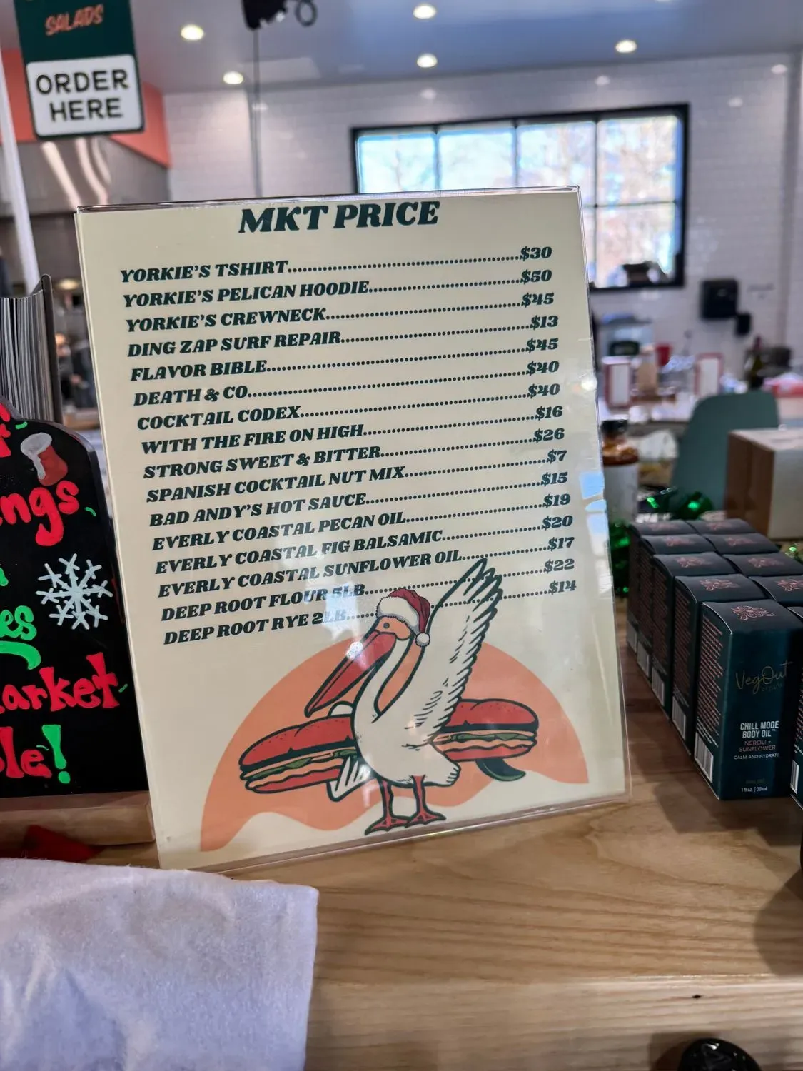 Yorkies VB Menu - Updated October 2025