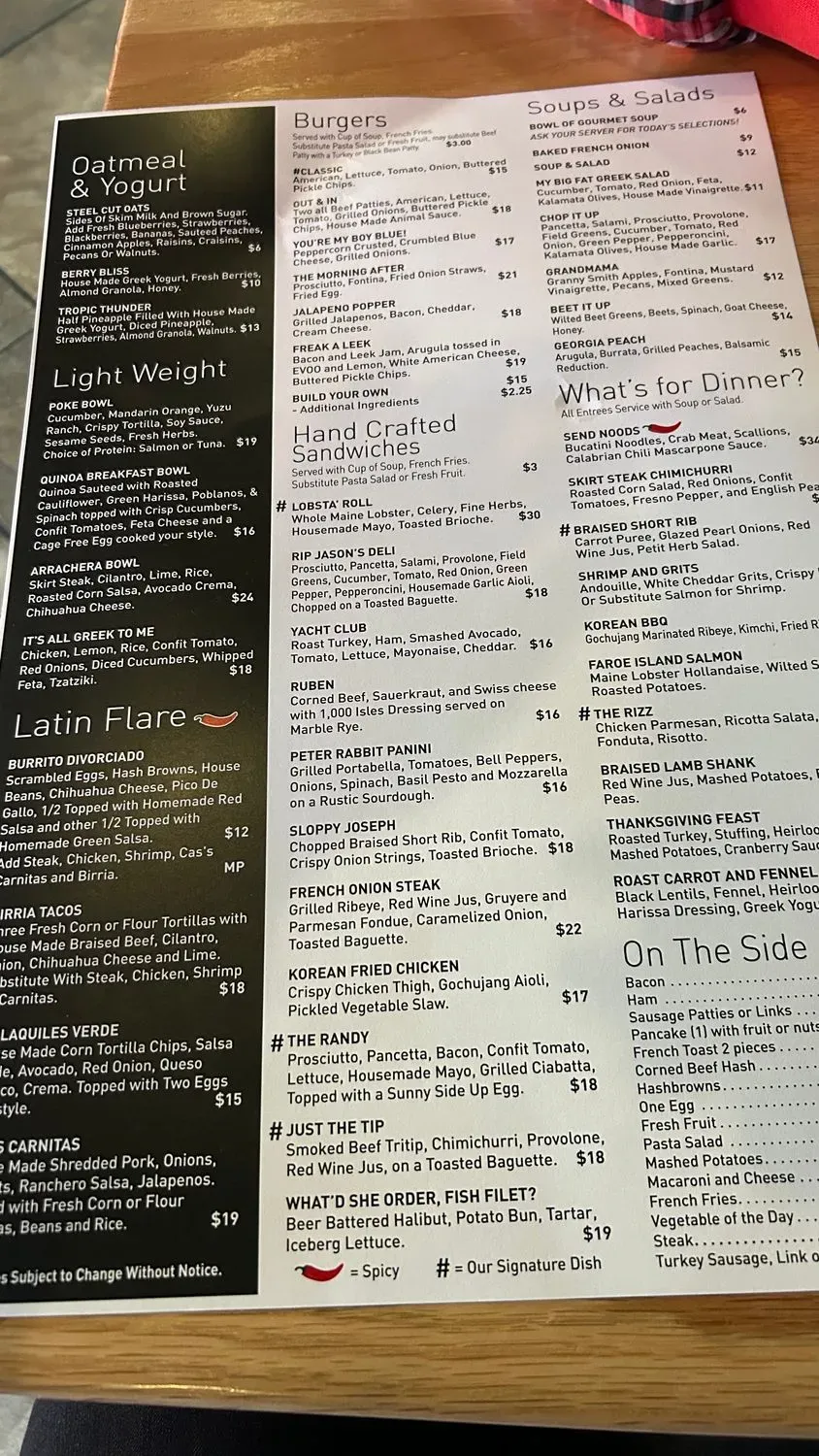 Hashtag 95 Menu | Oak Lawn, IL | Checkle