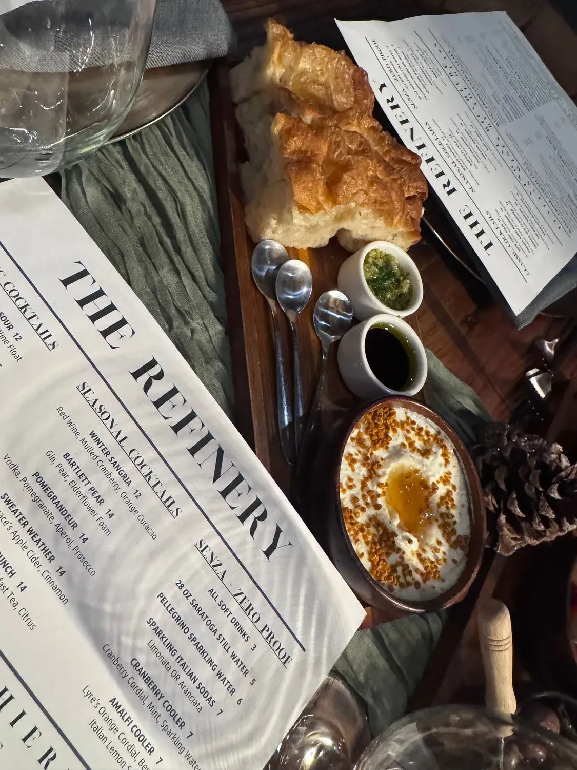 The Refinery Menu - Updated September 2025