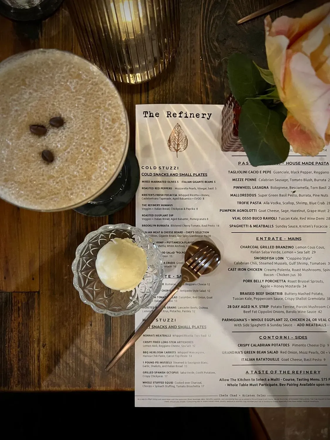 The Refinery Menu - Updated November 2025