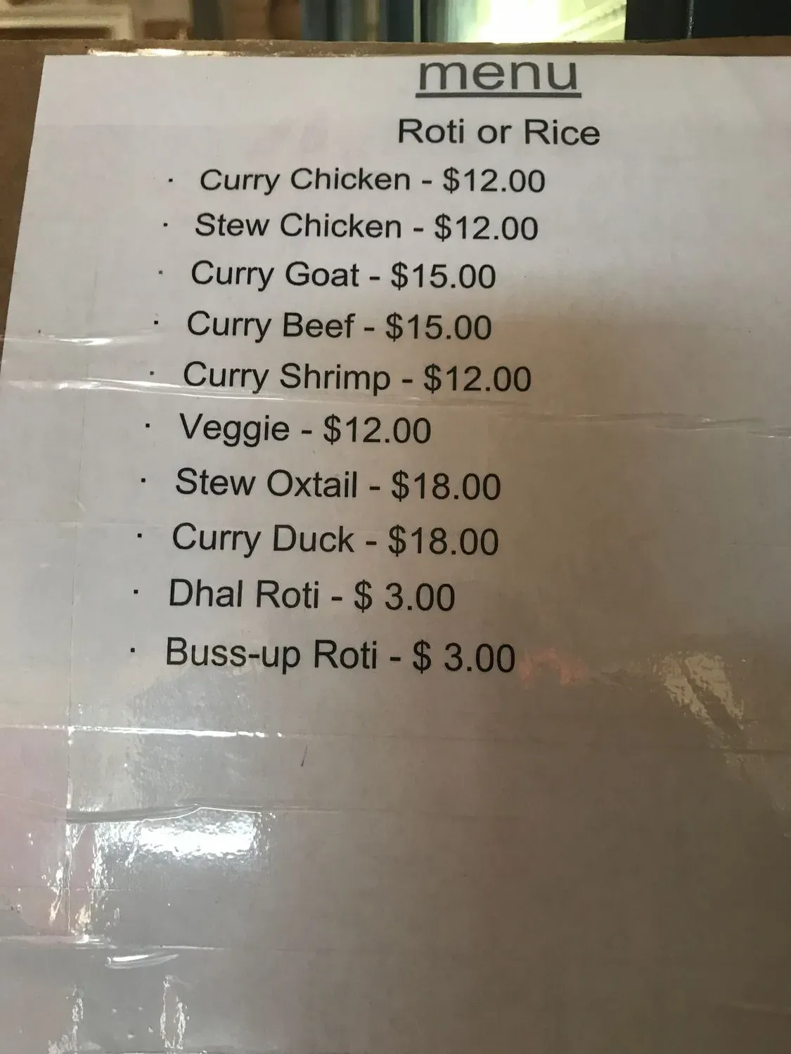 Naz Roti Palace Menu | Miramar, FL | Checkle