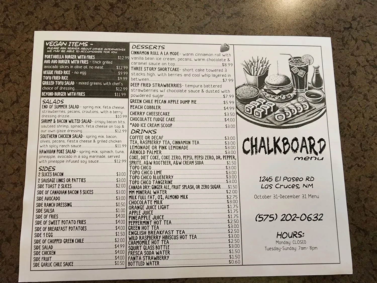 THE RED LANTERN KITCHEN Menu - Updated November 2025