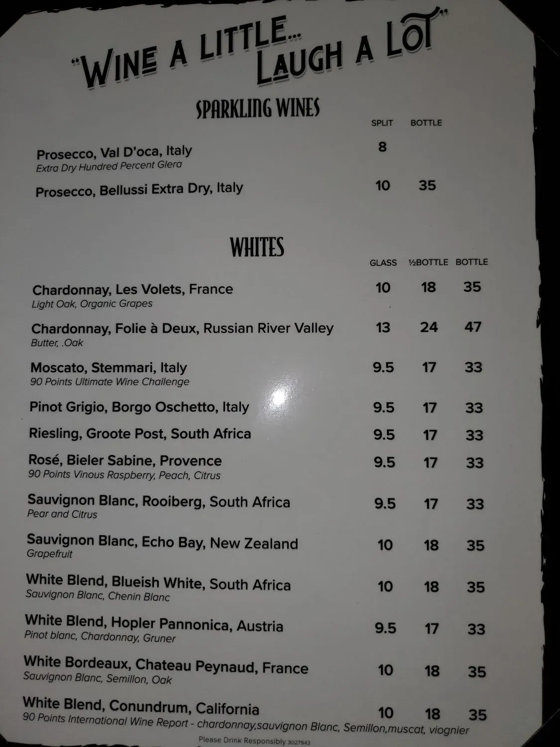 Visani Italian Steakhouse and Comedy Theater Menu - Updated October 2025