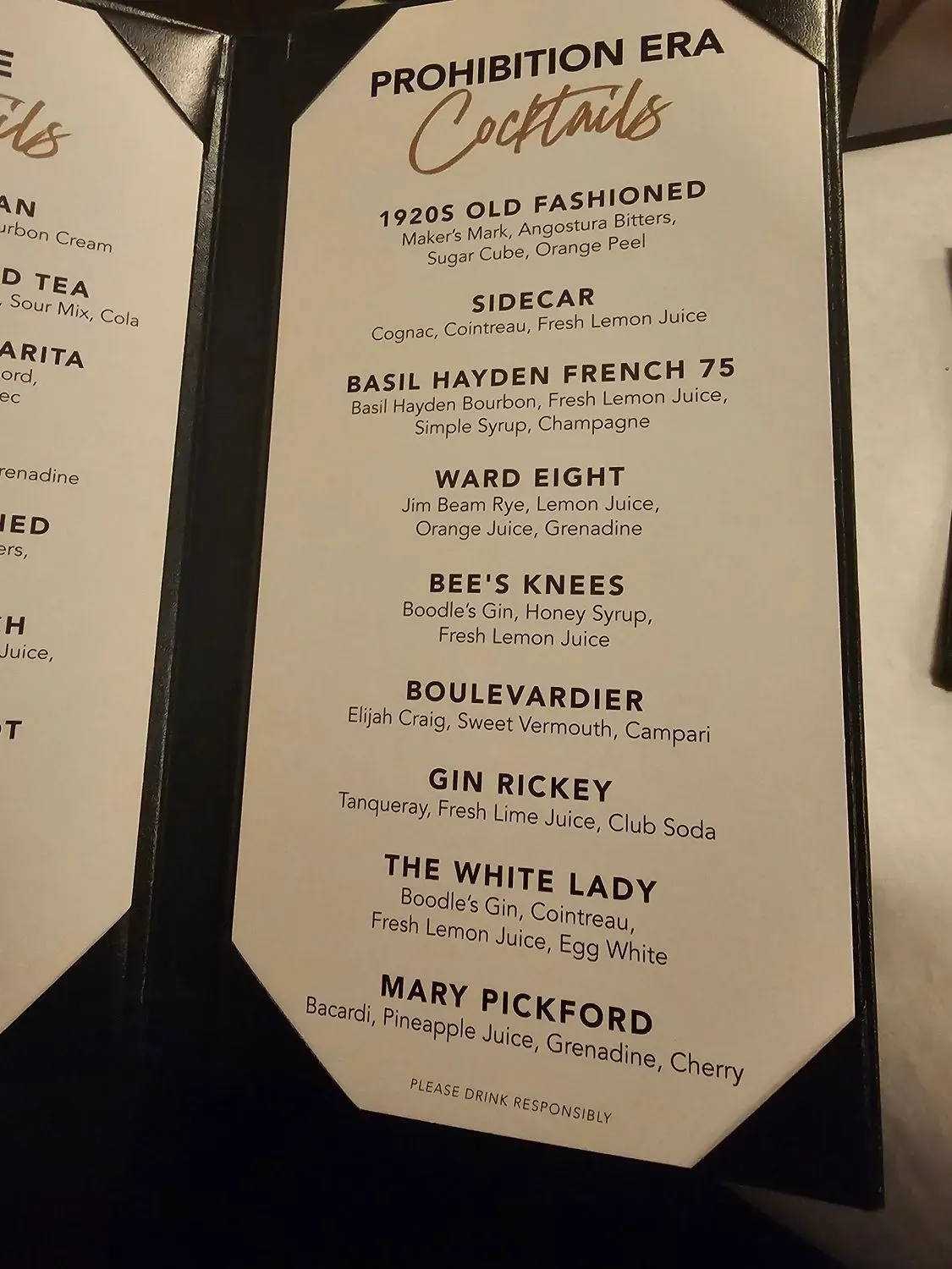 Ricky's Double Barrel Inn Menu - Updated November 2025