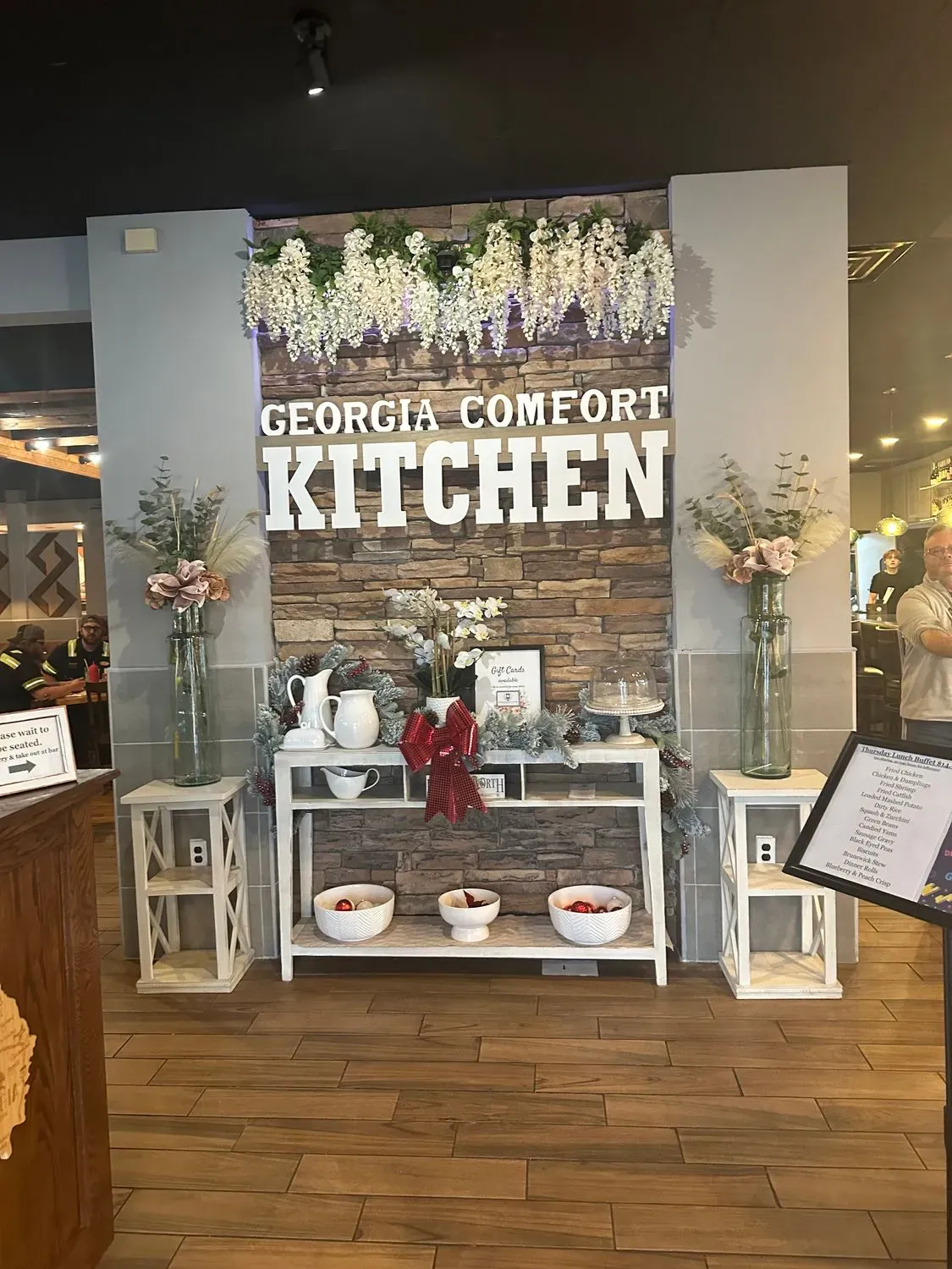 Georgia Comfort Kitchen Menu - Updated November 2025