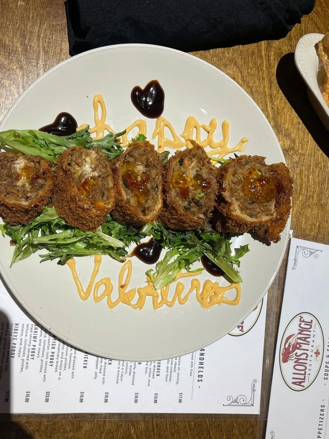 Allons Mange’ Menu - Updated October 2025