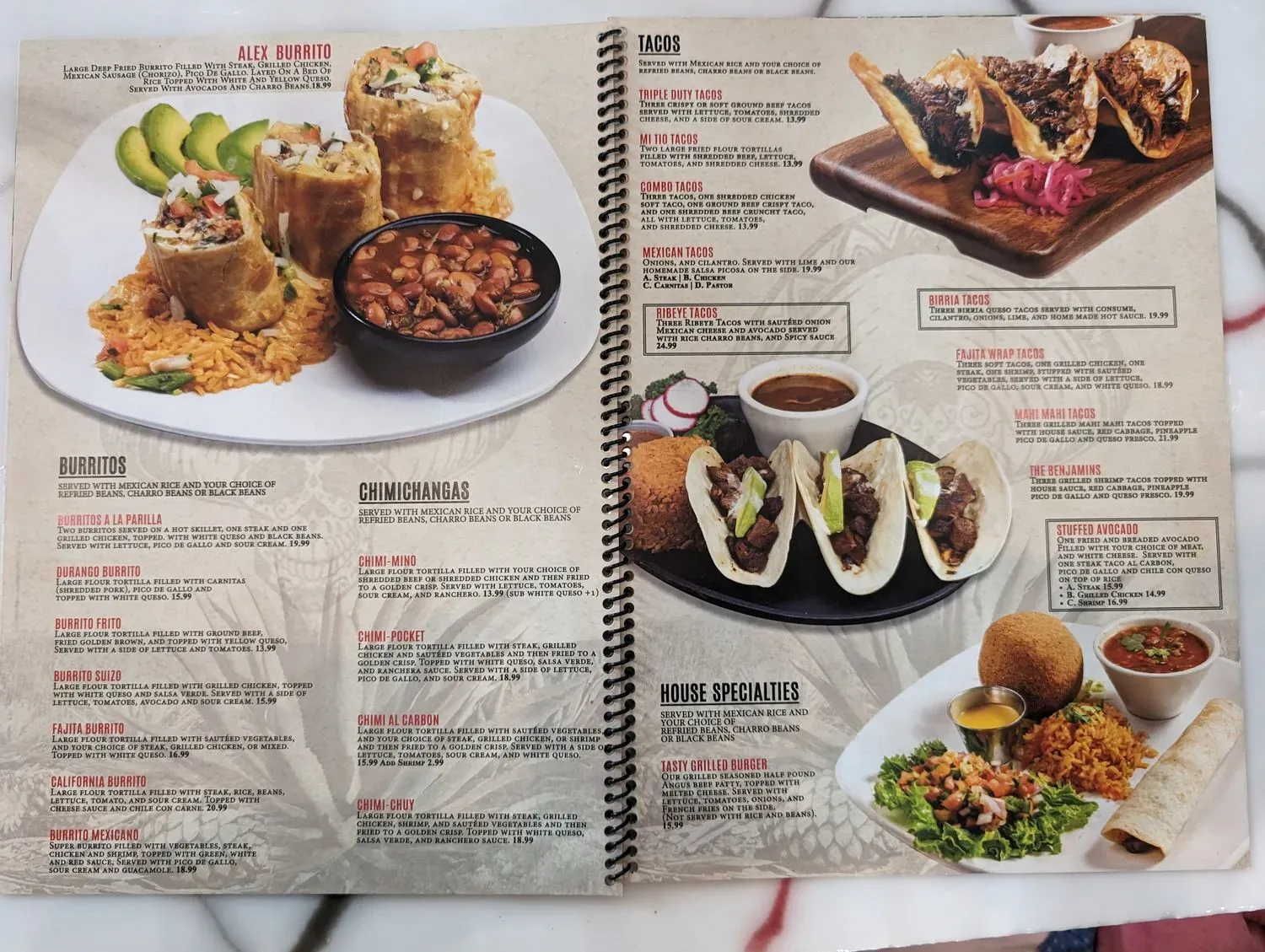 Mi Tio Mexican Grill & Bar Menu - Updated October 2025