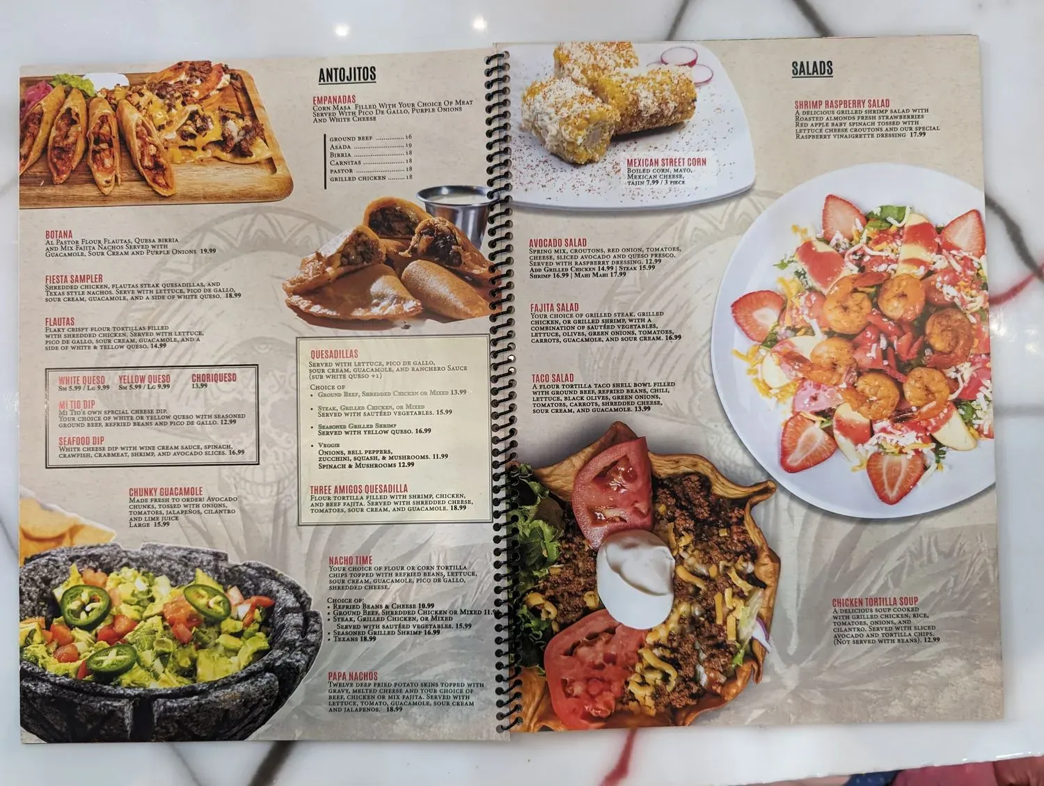 Mi Tio Mexican Grill & Bar Menu - Updated October 2025