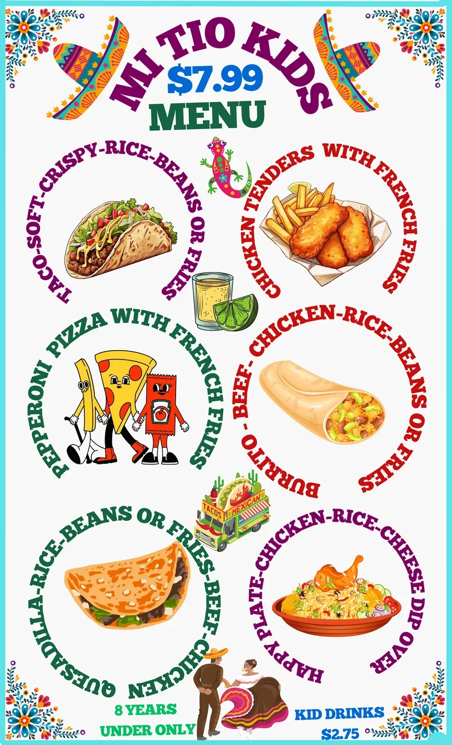 Mi Tio Mexican Grill & Bar Menu - Updated July 2025