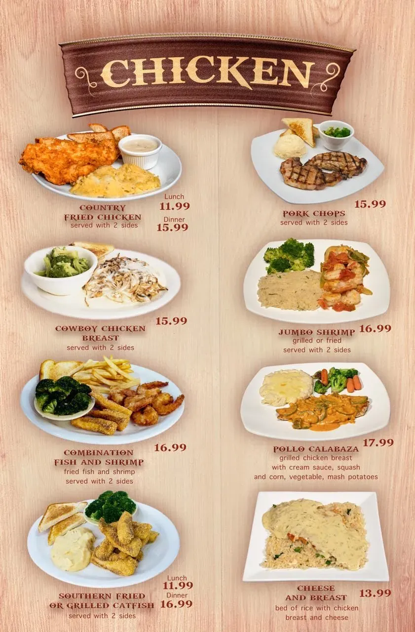 The Cowboy Palace, Odessa Tx Menu - Updated November 2025