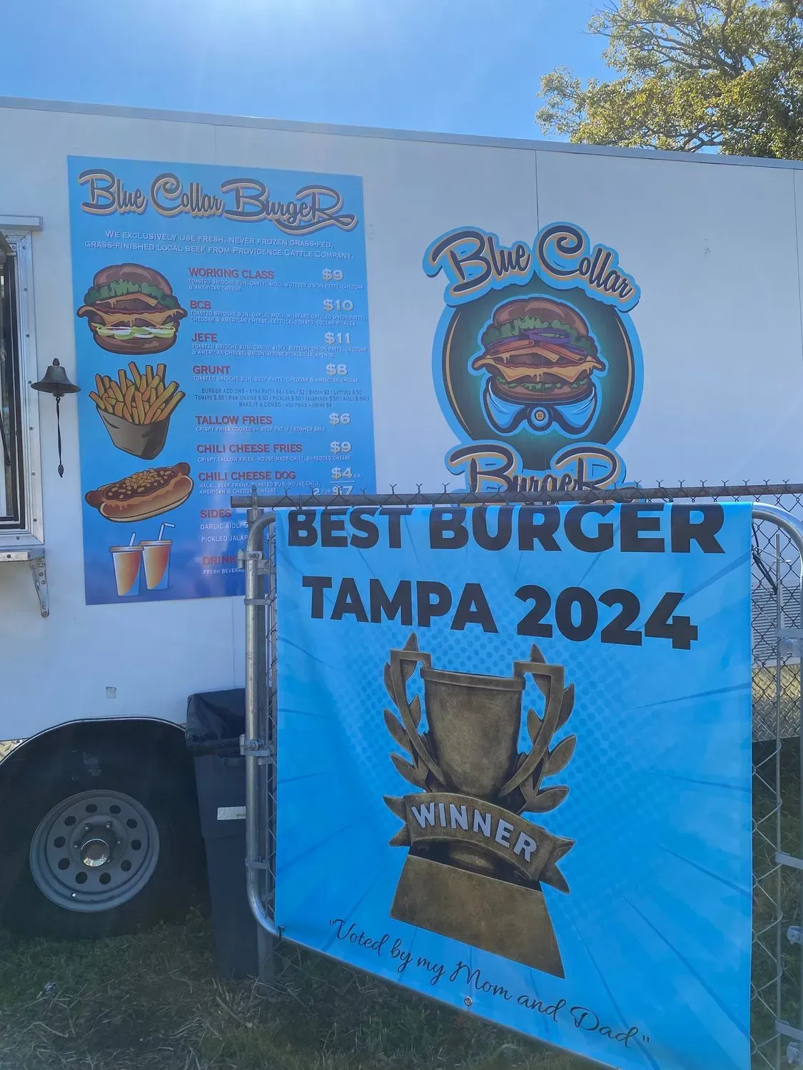 Blue Collar Burger Menu - Updated November 2025