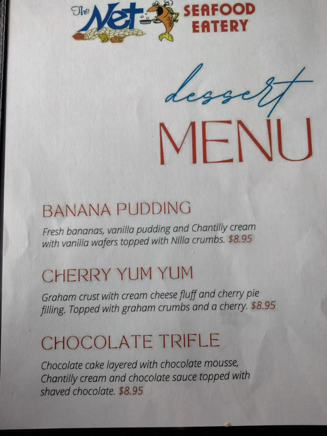 Surf & Turf Cafe Menu - Updated November 2025