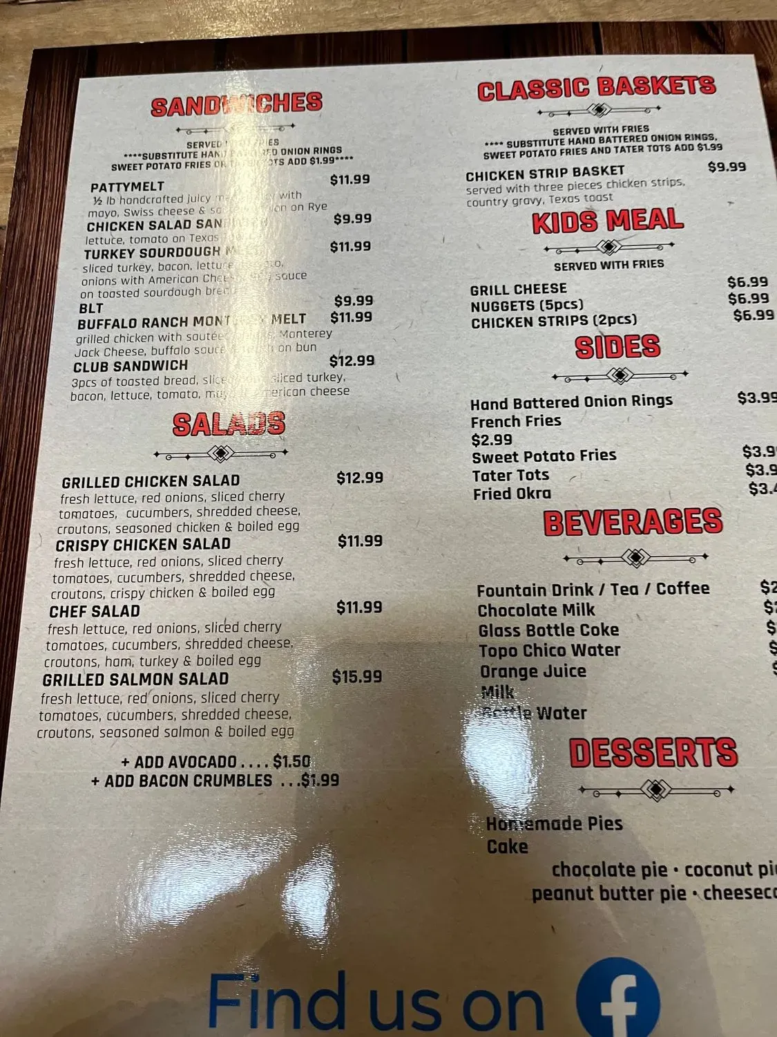 Brothers cafe Menu - Updated November 2025