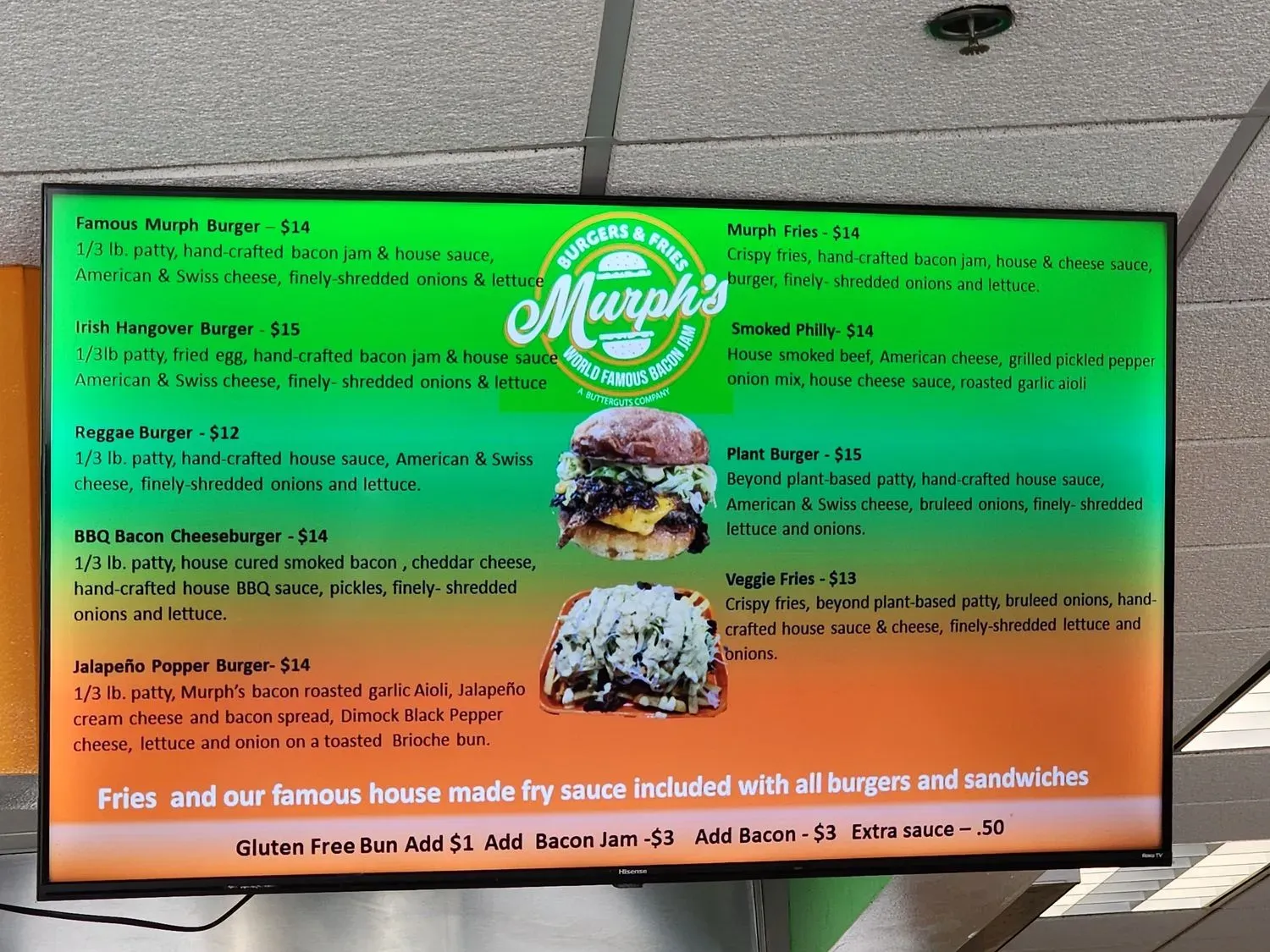Murph's Burgers & Fries Menu - Updated November 2025