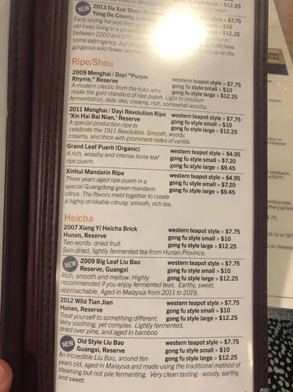 The Steeping Room Menu | Austin, TX | Checkle