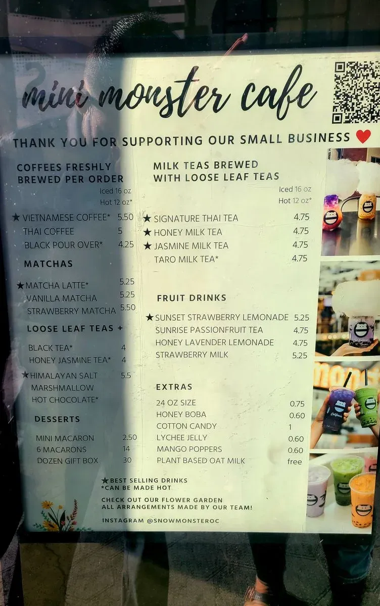 Mini Monster Universal CityWalk Menu | Universal City, CA | Checkle