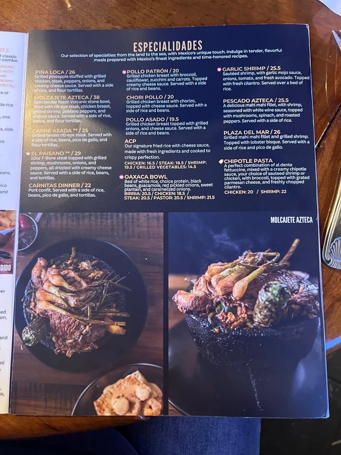 Plaza Azteca Missoula Menu - Updated November 2025