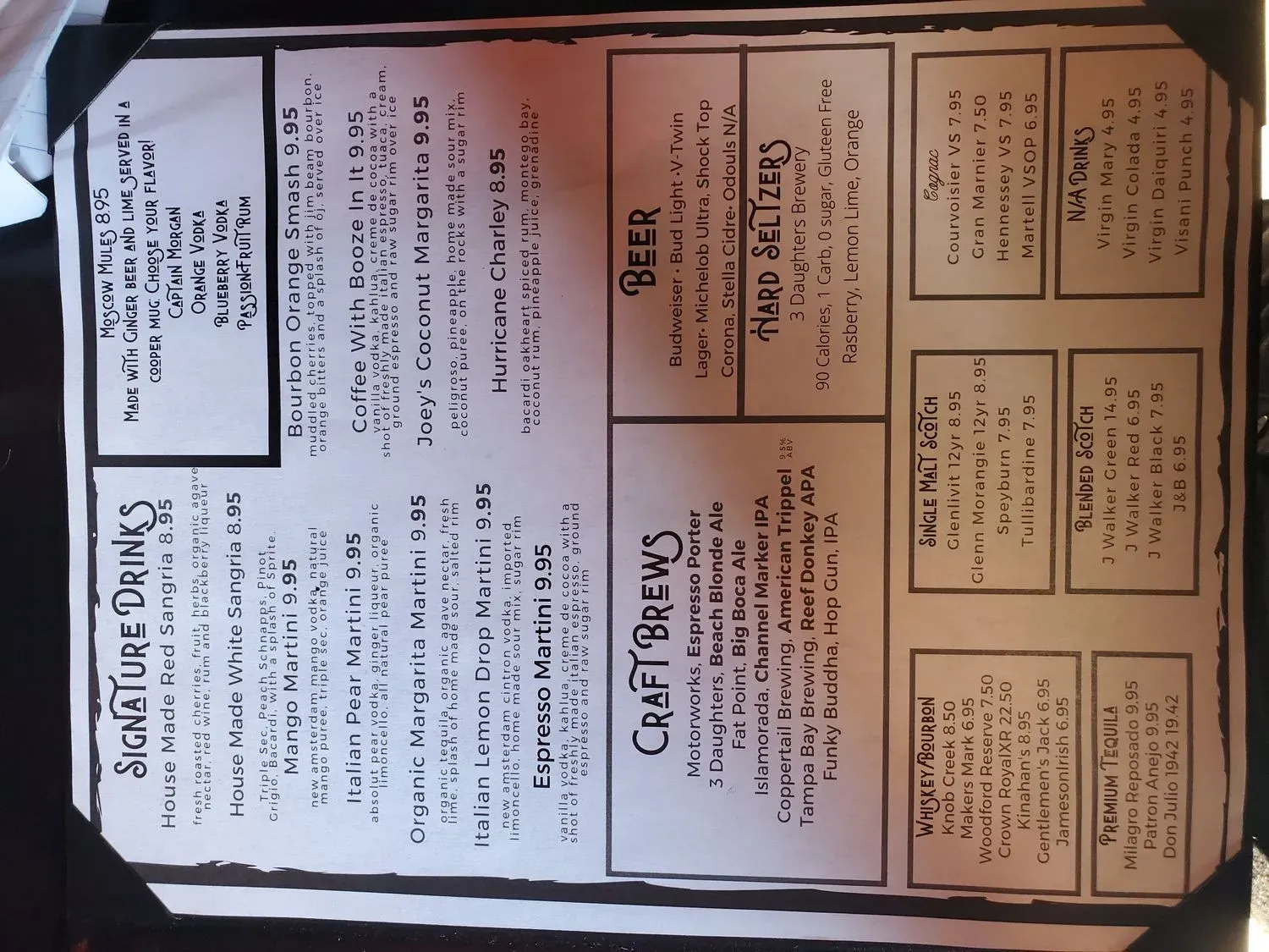 Visani Italian Steakhouse and Comedy Theater Menu - Updated November 2025