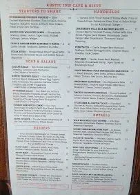 Rustic Inn Cafe Menu - Updated November 2025