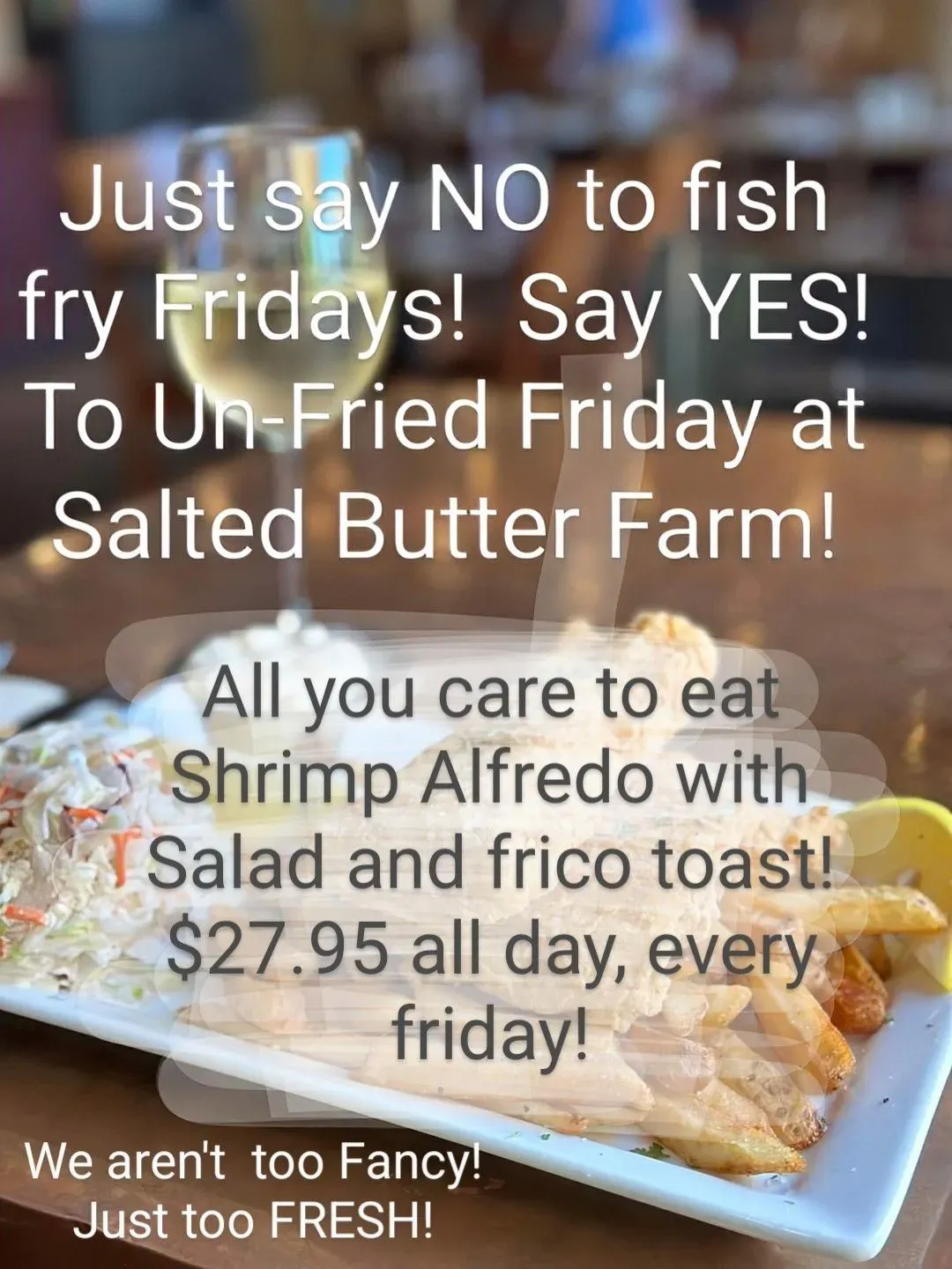 Salted Butter Farm Menu - Updated September 2025