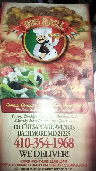 895 Grill | Baltimore, MD | Checkle