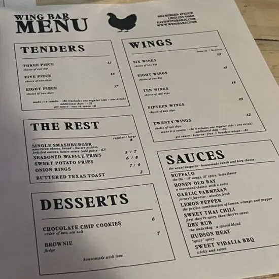 Wing Bar | Jersey City, NJ | Checkle