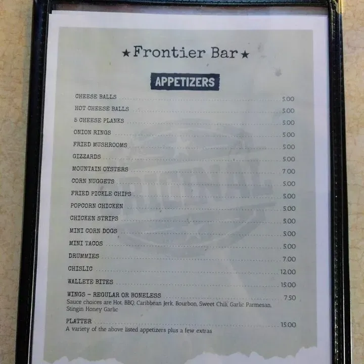 Frontier Bar | Colome, SD | Checkle