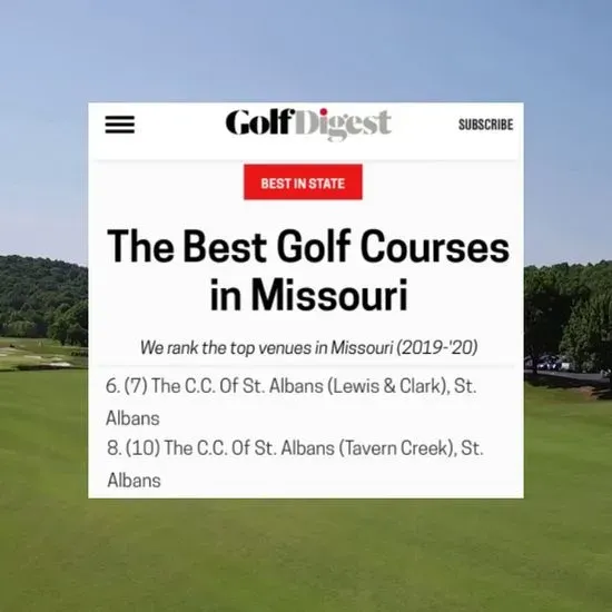 The Country Club of St Albans | St Albans, MO | Checkle